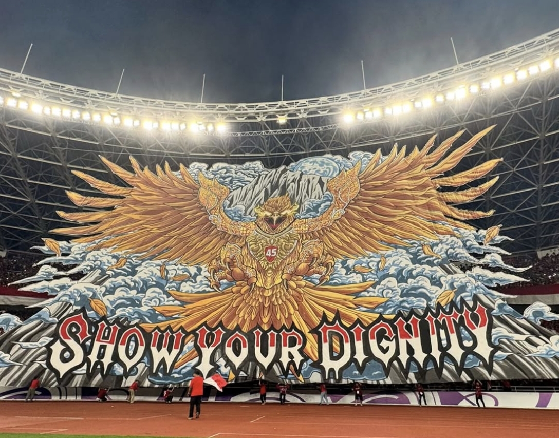 Koreo Garuda di Laga Indonesia vs Bahrain Ternyata Karya Ilustrator ...