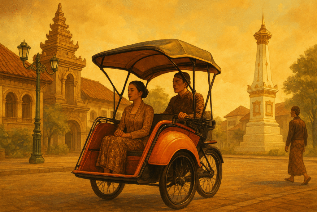 Naik Becak Listrik di Malioboro, Aman dan Resmi untuk Wisatawan