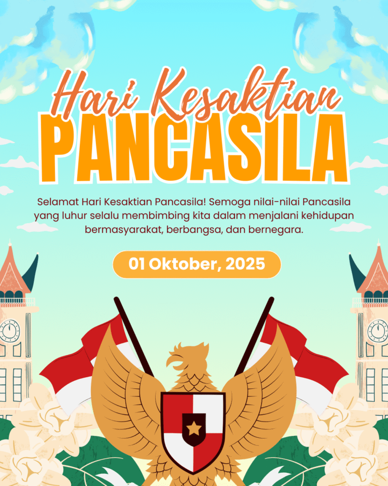 Link Desain Ucapan Hari Kesaktian Pancasila 2025, Mudah Diedit dan Dibagikan