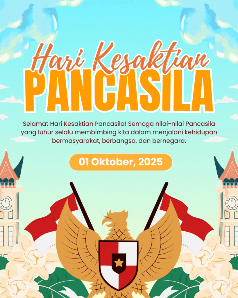 Link Desain Ucapan Hari Kesaktian Pancasila 2025, Mudah Diedit dan Dibagikan