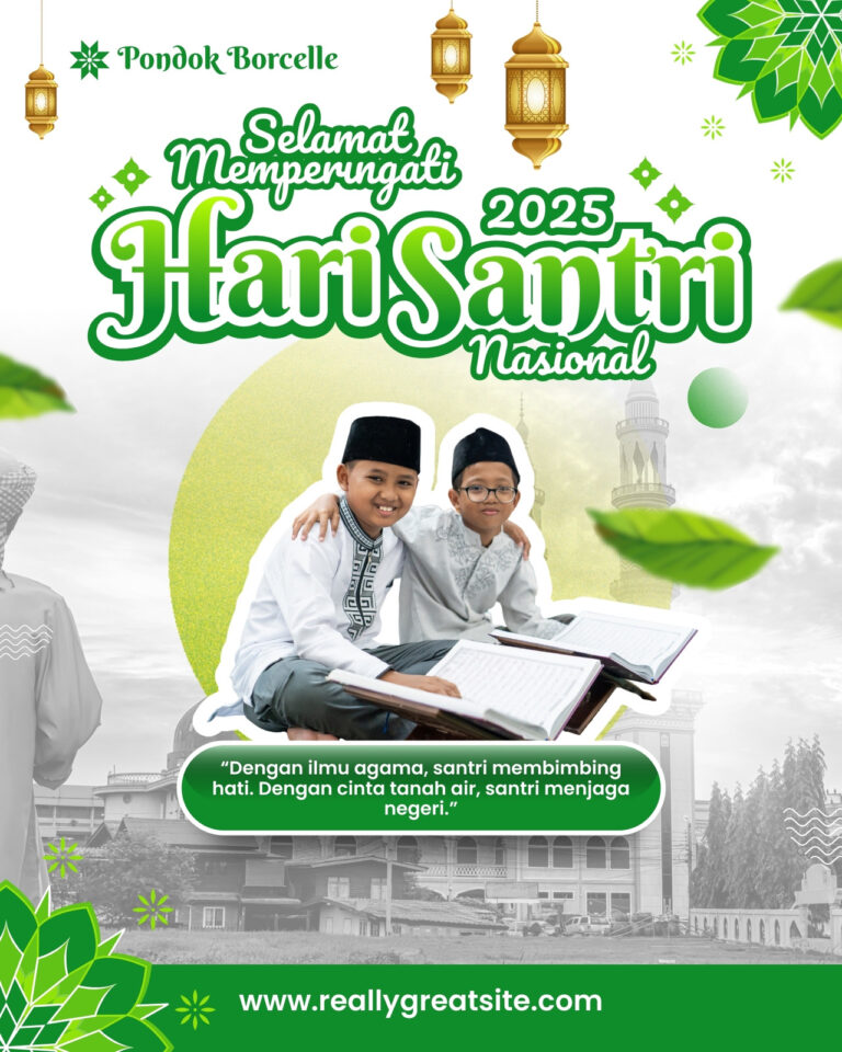 Link Download Banner dan Poster Hari Santri Nasional 2025: Tema, Cara ...
