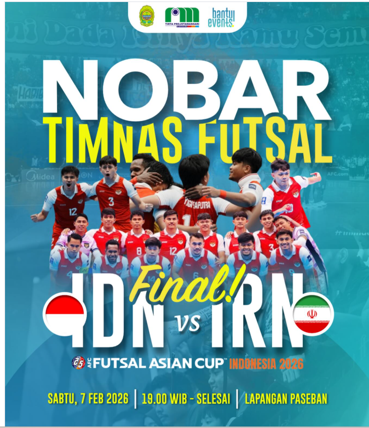 Nobar Final AFC Asian Futsal Cup 2026 Bantul: Saatnya Dukung Timnas ...