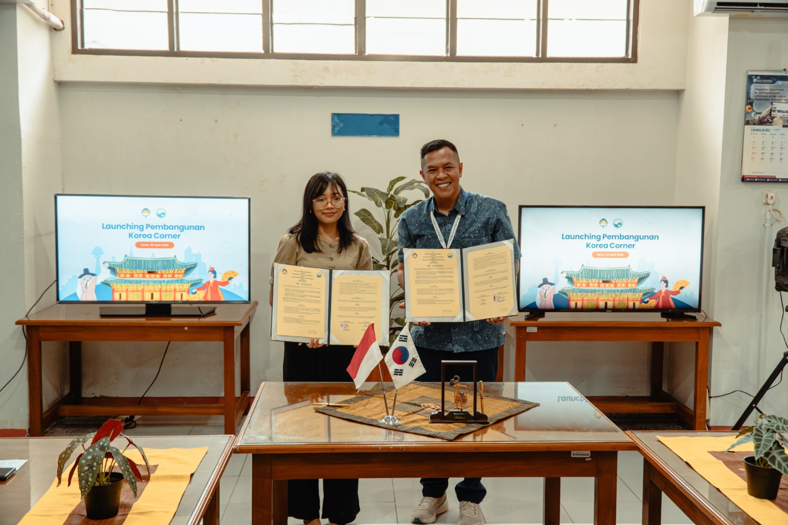 UAJY Gandeng Saemaul Foundation, Hadirkan Korea Corner di Perpustakaan ...