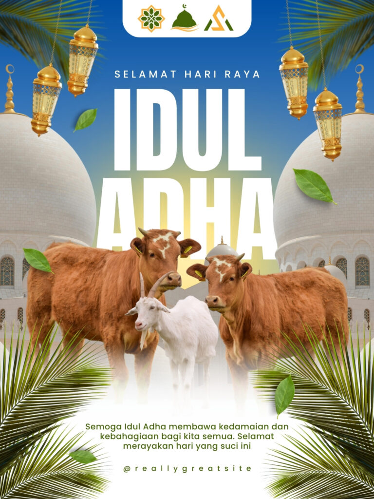 Link Download Desain Poster Idul Adha di Canva, Tinggal Edit Langsung Jadi
